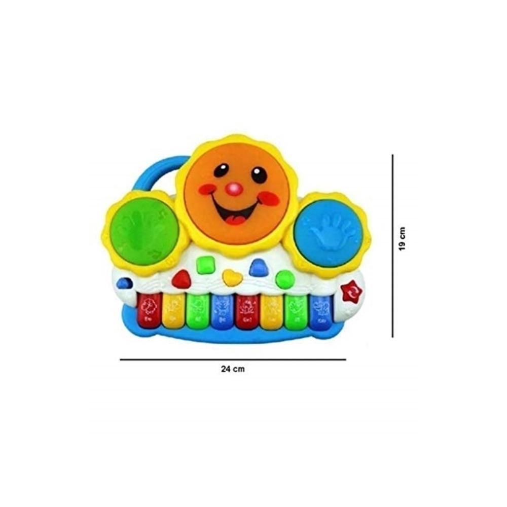 Teclado Infantil Musical Eletronico Para Crianças Bandinha Piano Com ...