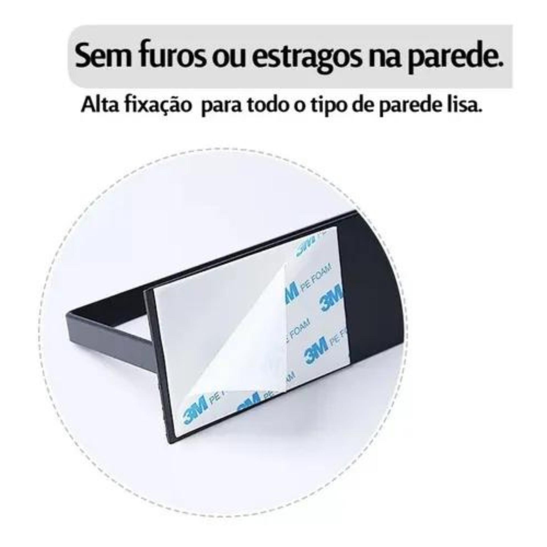 Suporte Porta Toalha Rosto Parede Adesivo De Banheiro - Carrefour