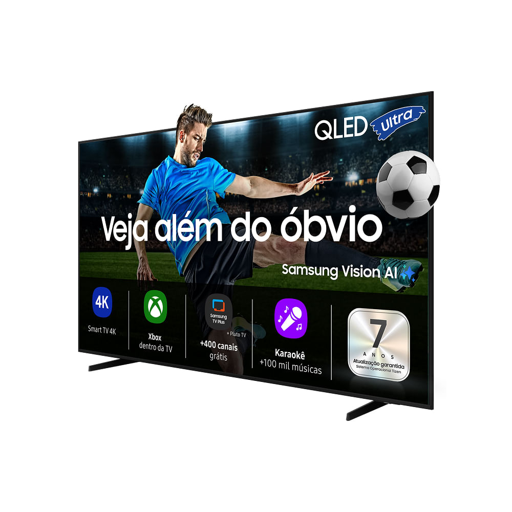 Samsung Vision AI TV 65" QLED Ultra 4K Q7F 2025, Pontos Quânticos ...