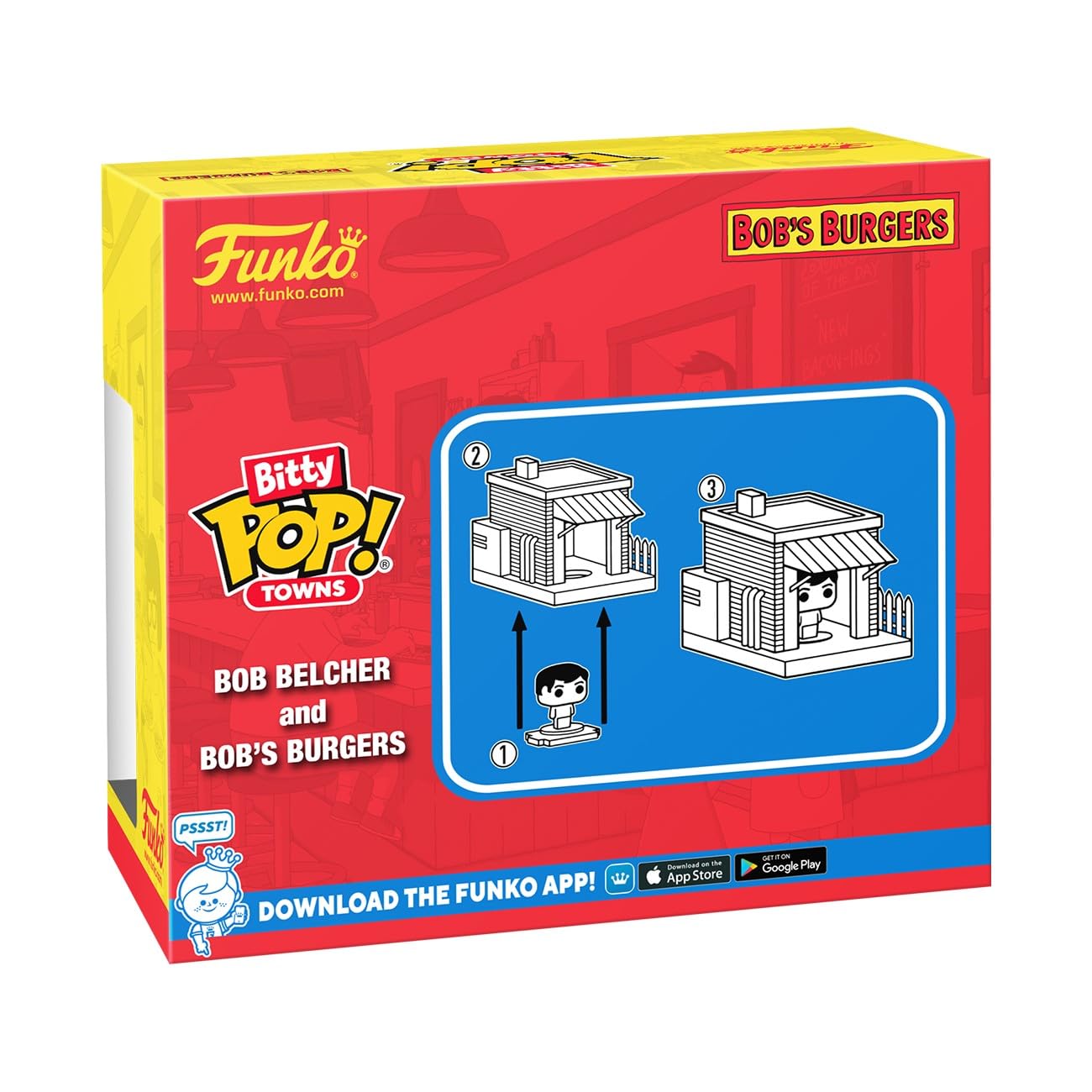 Funko Pop Colecionável! Bitty Town Bob's Burgers Bob Belcher - Carrefour