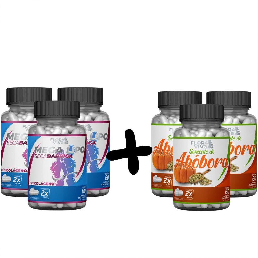 Mega Lipo +semente De Abóbora 500 Mg 60 Cápsulas 6 Potes - Carrefour