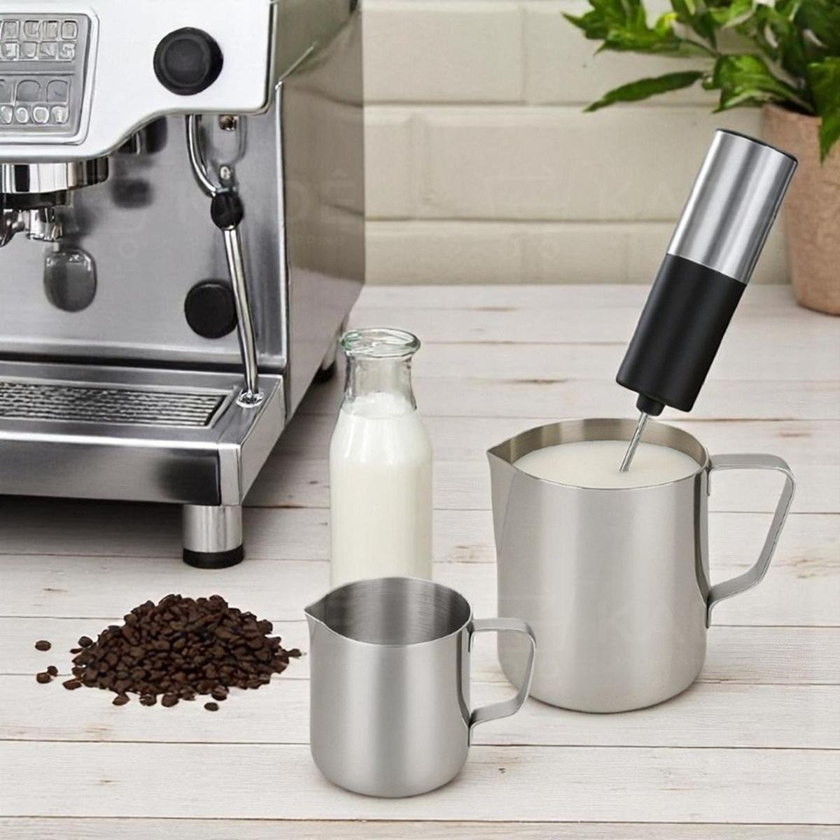 Kit Jarras Baristas Inox 350ml E 600ml + Mini Mixer A Pilha - Carrefour