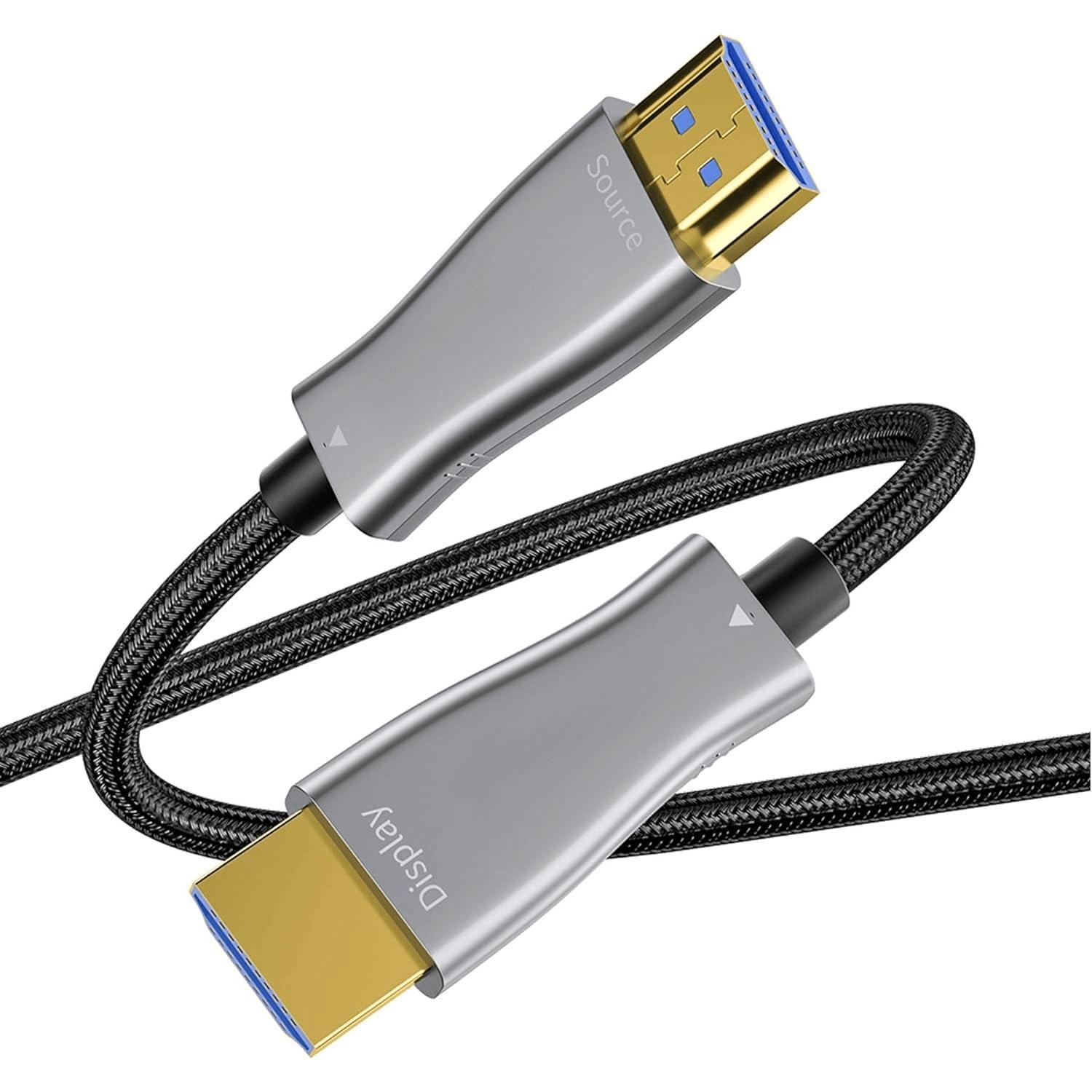 Cabo Fibra Óptica Hdmi 2.1 8k Híbrido Aoc 48gbps Hdr Earc - Carrefour
