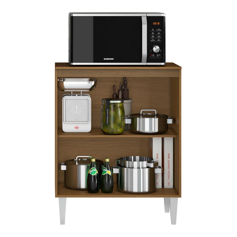 Balcão Multiuso Cozinha Para Forno Micro-ondas Athenas 02 Portas ...