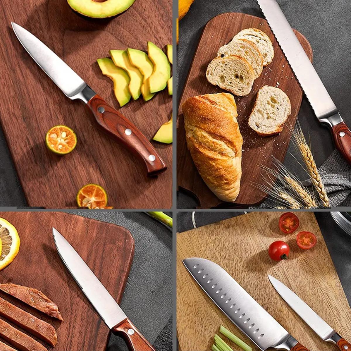 Kit Facas Churrasco Conjunto 10 Peças Resistente Perfeito - Carrefour