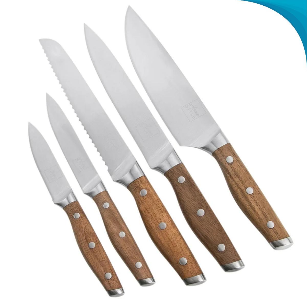 Kit Facas Churrasco Conjunto 10 Peças Resistente Perfeito - Carrefour