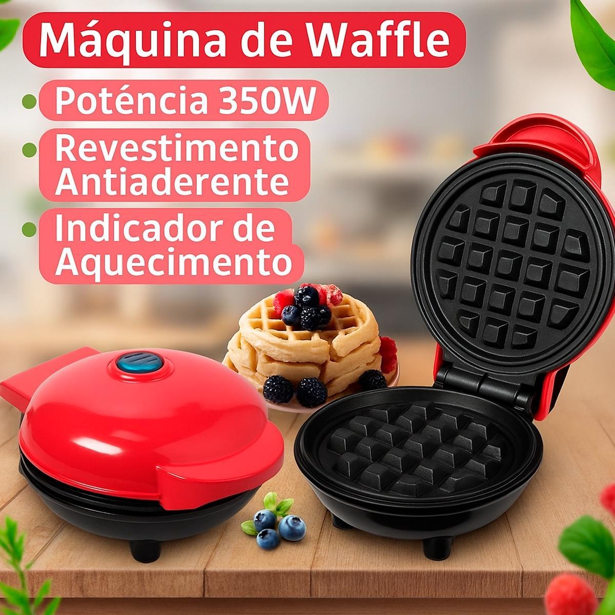 Mini Waffle Elétrico Ideal Para Panquecas E Waffles 110v - Carrefour