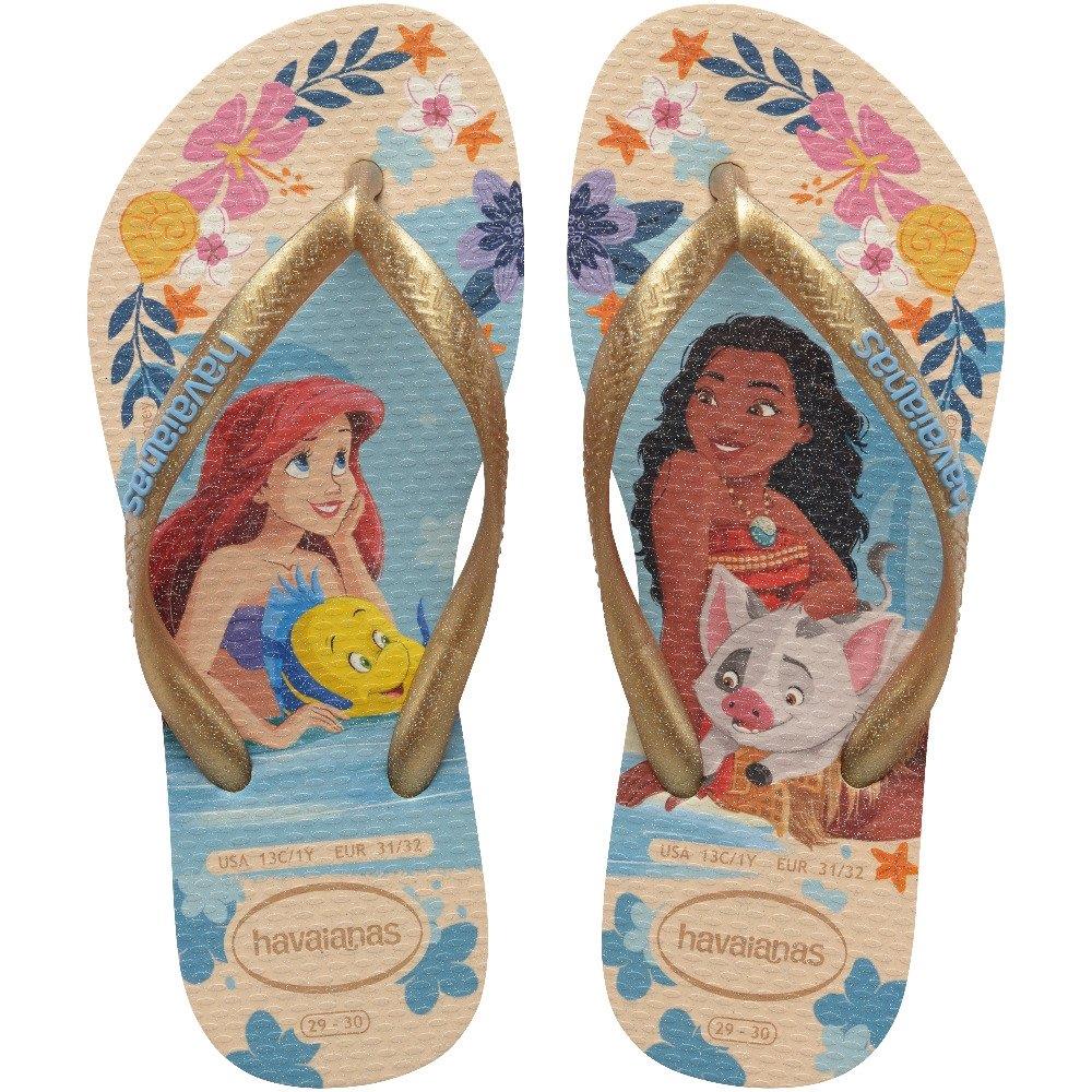 Havaianas Kids Slim Princess Bege Palha - Carrefour