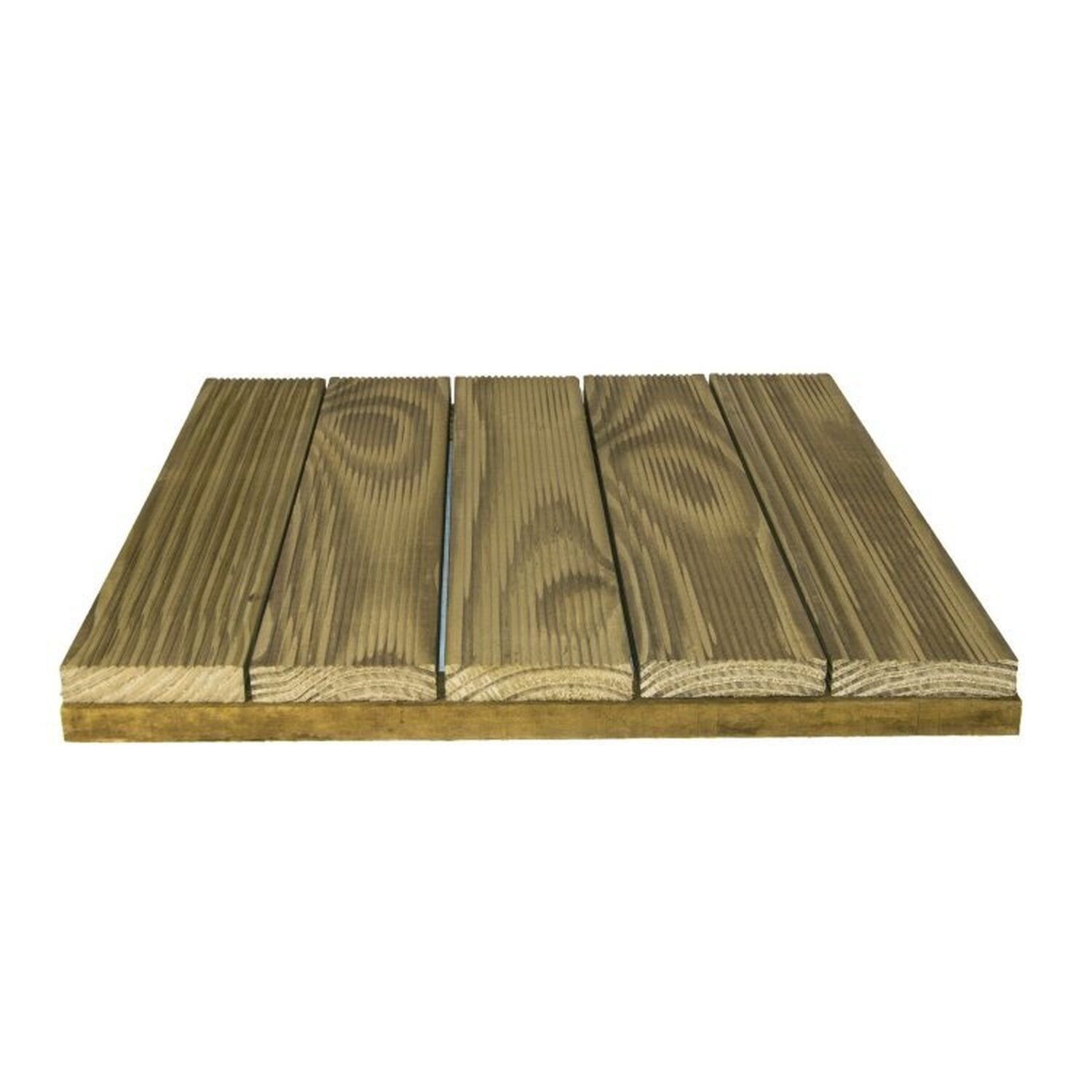 Kit 20 Unidades Deck Modular 50cmx50cm Pinus Tratado Madeira Do Brasil ...