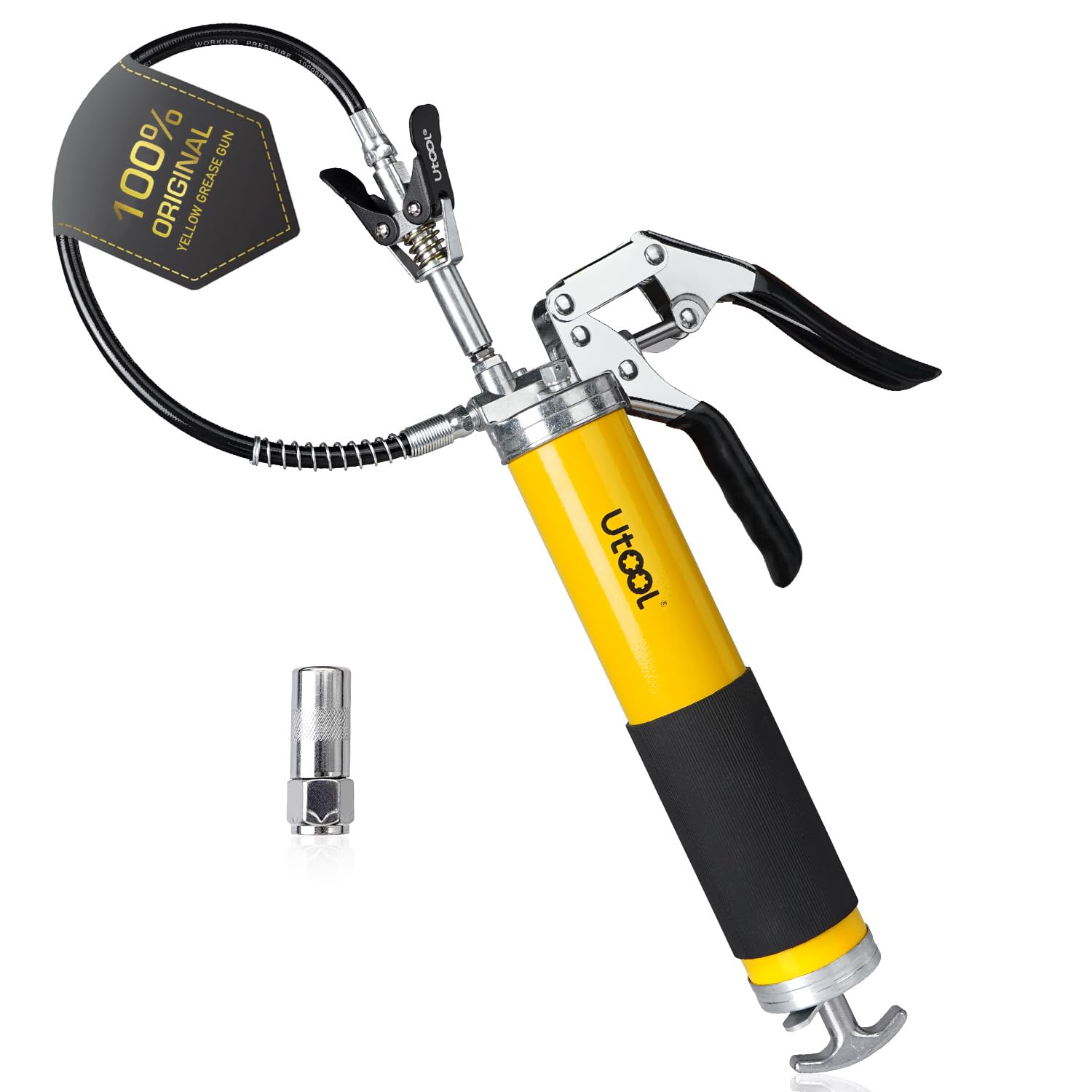 Pistola De Graxa Utool 8000 Psi Heavy Duty Com Capacidade De 400 Ml - Carrefour