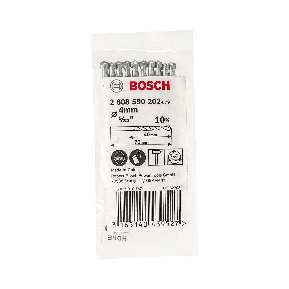 Broca P/pedra/concreto Umpact 4mm 10x1 - Bosch - Carrefour