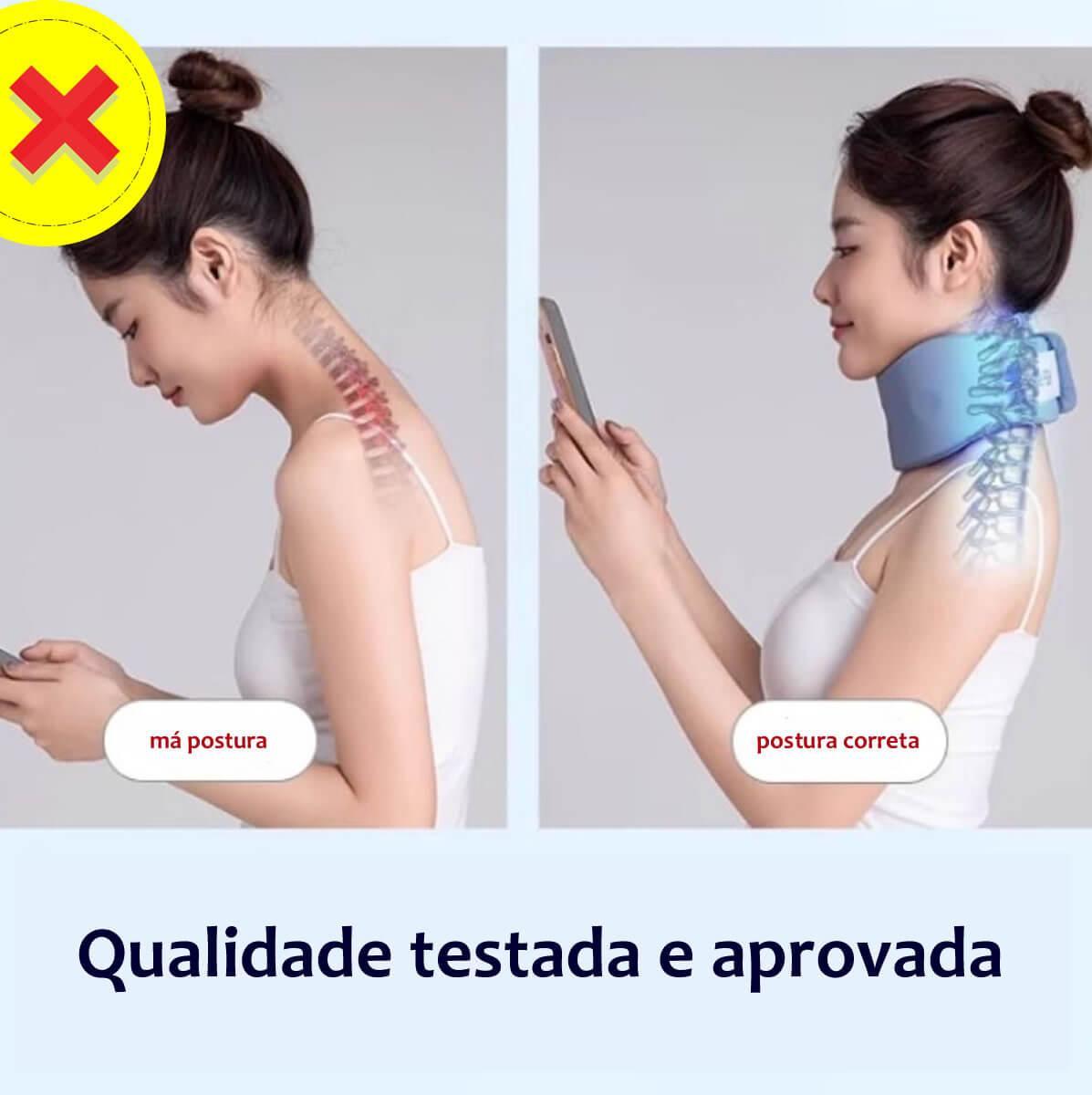 Colar Cervical Espuma Apoio Pescoço Coluna Postura Dormir - Carrefour
