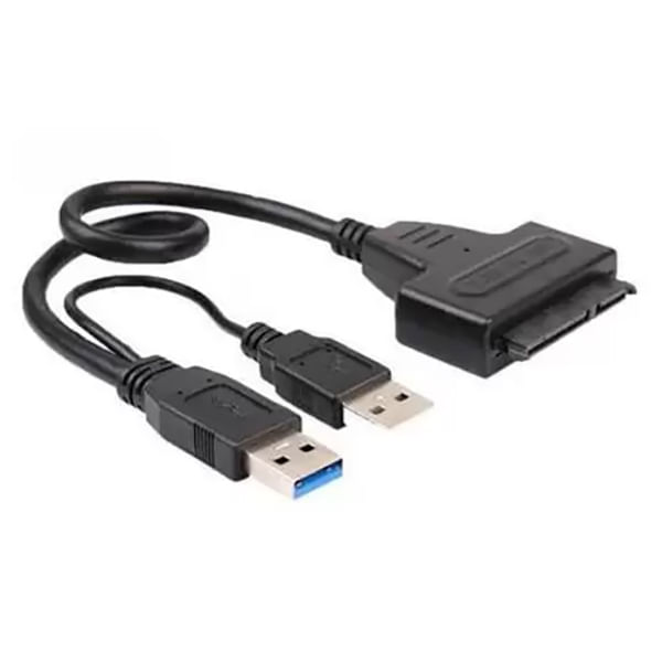 Cabo adaptador Dual USB 3.0 para SATA de até 5 Gbps com suporte para ...