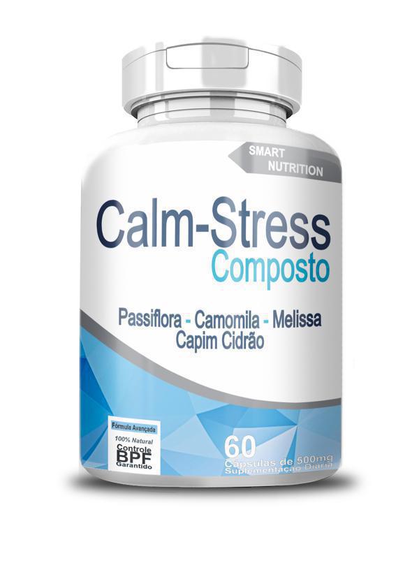 Calm-stress Composto 500 Mg 60 Cápsulas Solução inteligente para uma ...