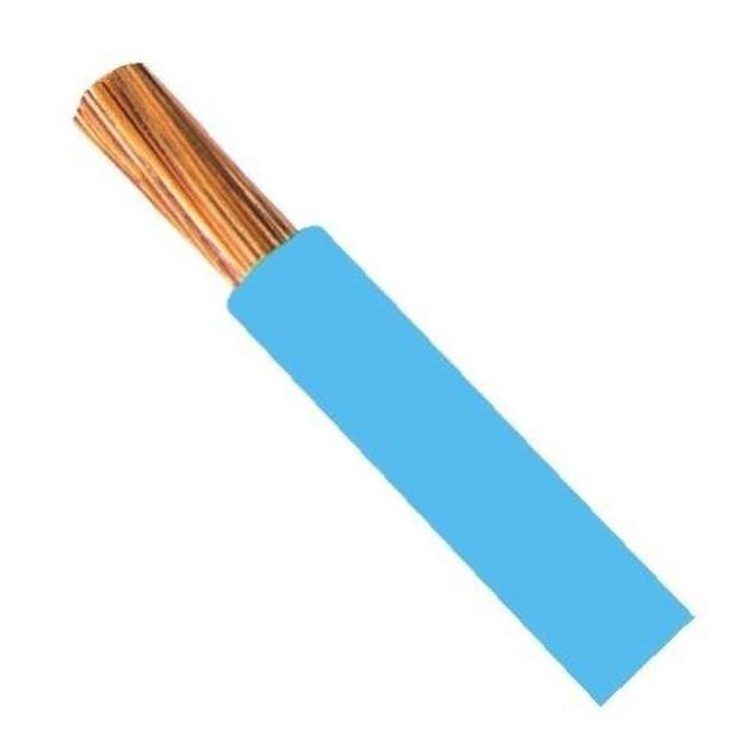 Fio Cabo Flexível 10mm Azul - 100 Metros - Recomendado Para Instalações ...