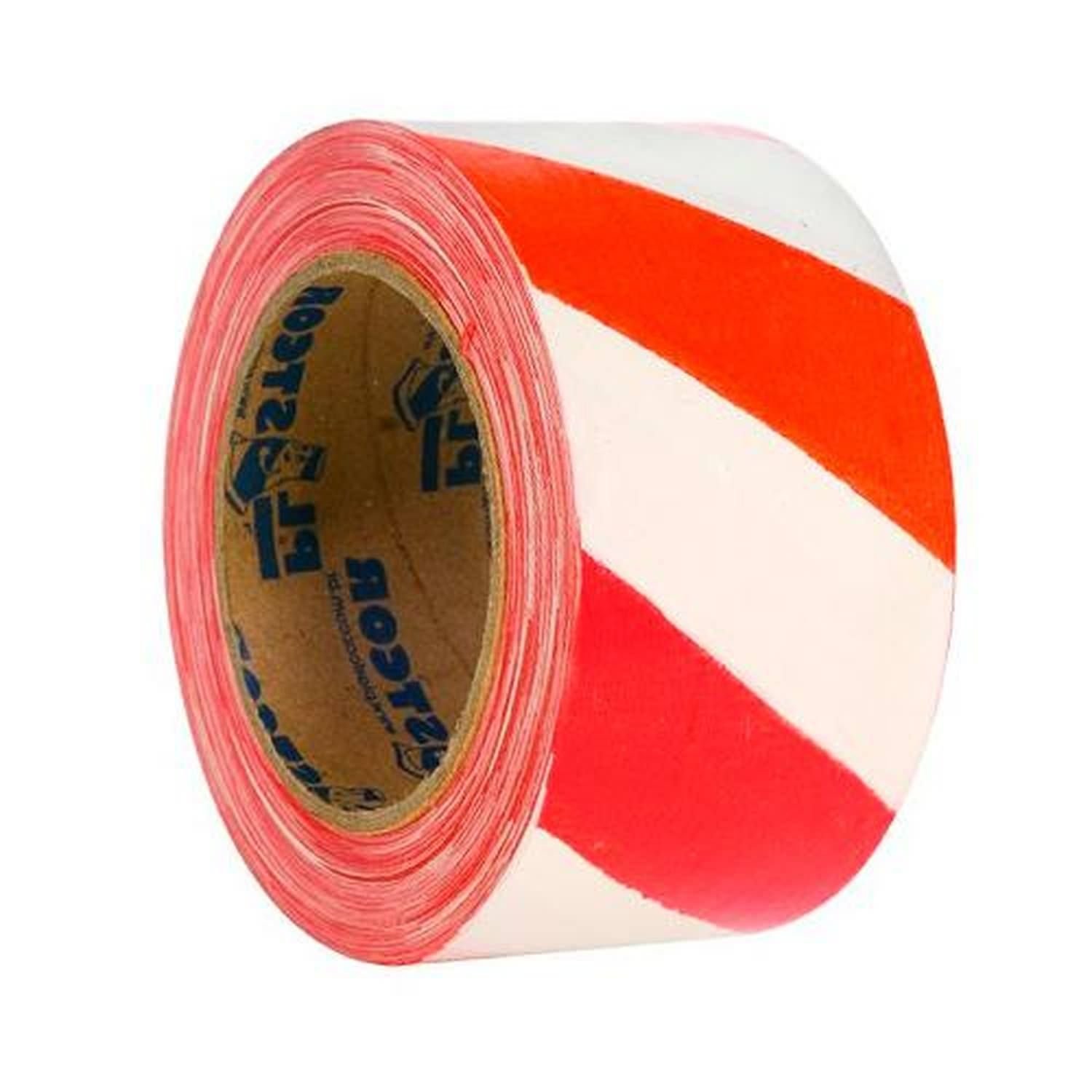 Fita Zebrada Laranja/branca 100 Metros - Uso Em Sinalização E Segurança ...