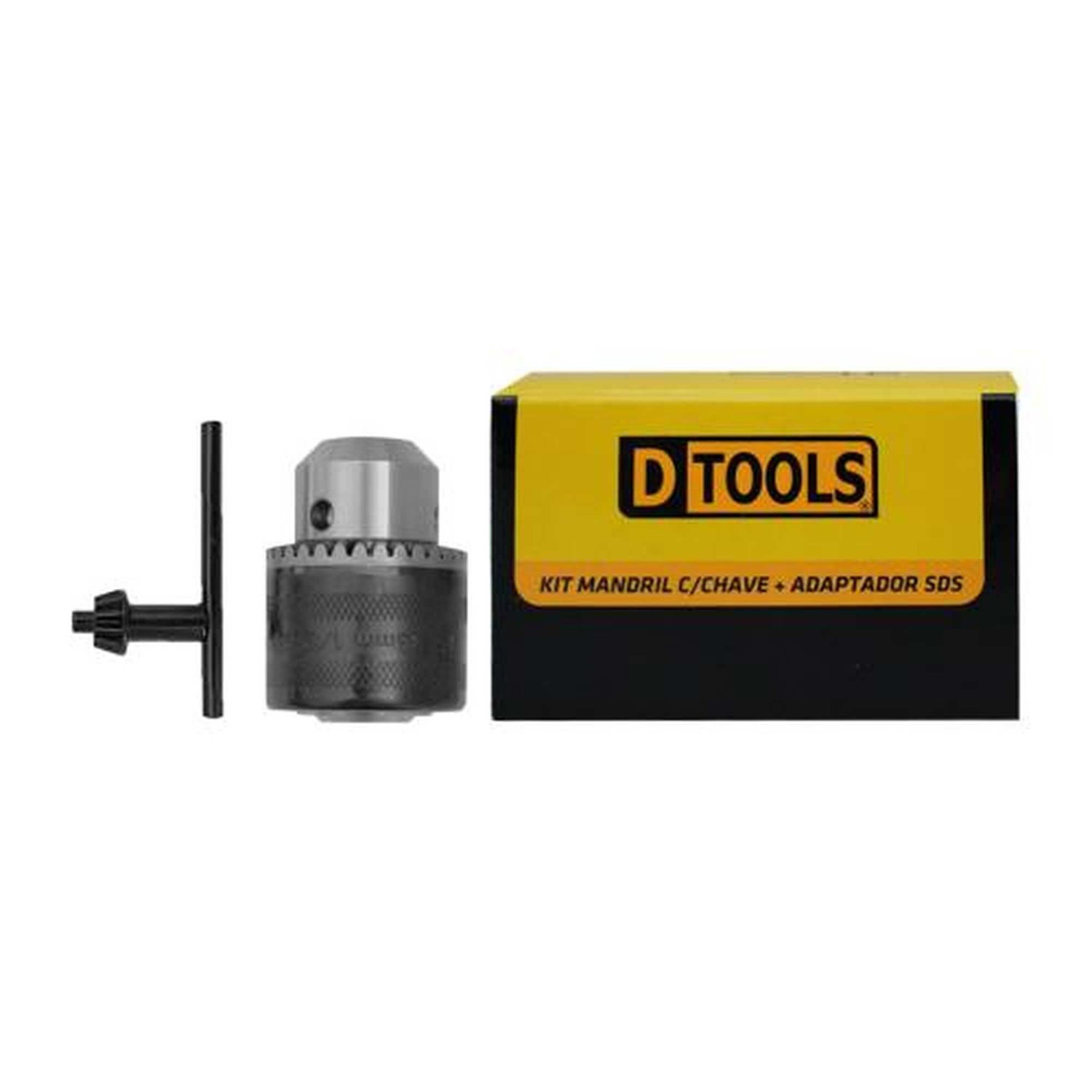 Kit Mandril Com Chave+adaptador Sds - Dtools Para Brocas De Diferentes ...