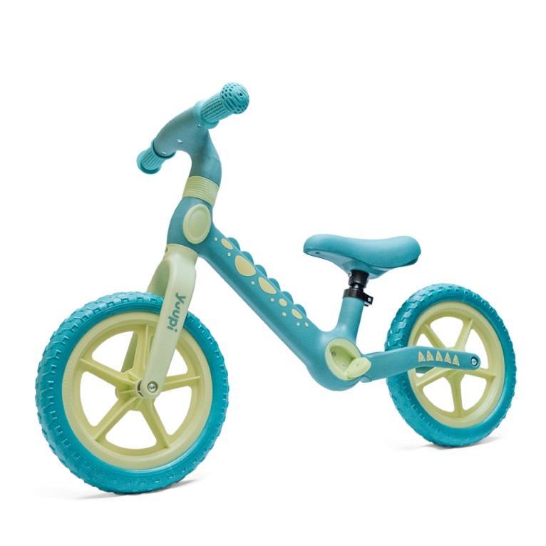 Bicicleta De Equilíbrio Sem Pedal Dino Verde Yuupi - Carrefour