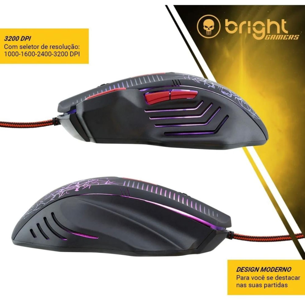Kit Gamer V Bright Rgb Teclado E Mouse Ref.0594 - Carrefour