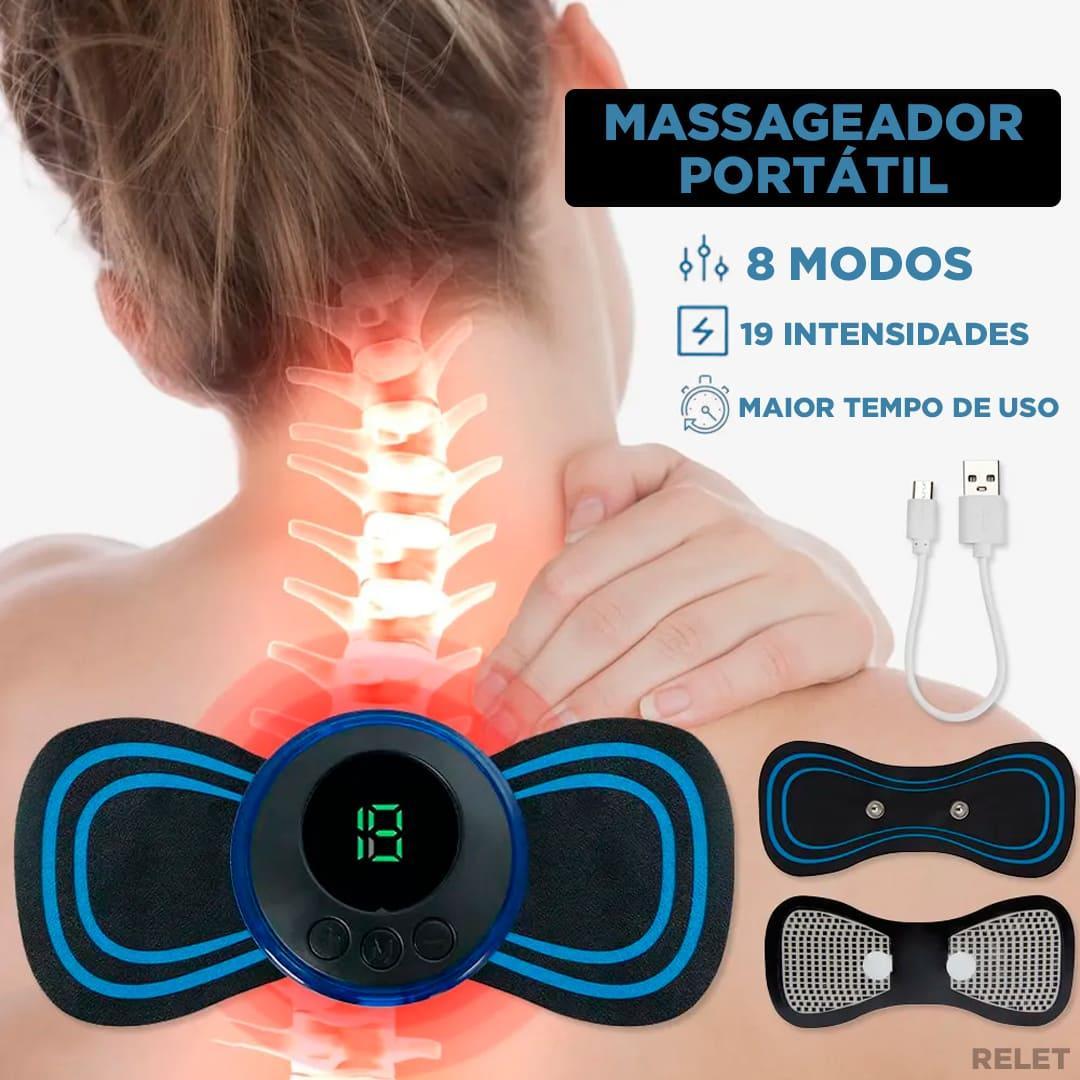 Massageador Eletrico Choque Ems Dor Coluna Pernas Pés Lombar - Carrefour