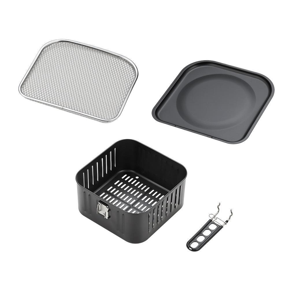 Fritadeira Sem Óleo Airfryer Oven 12l Hq 5 Em 1 Digital Com Visor Preto ...