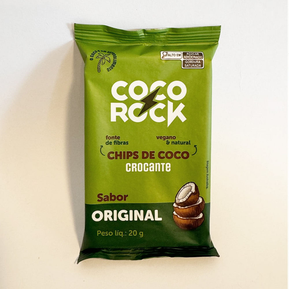 Chips De Coco Crocante Coco Rock Original 20g - Carrefour