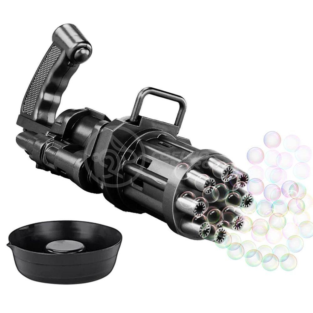 Máquina Elétrica Brinquedo Tiktok Lança Bolhas Sabão Mágica Criança ...