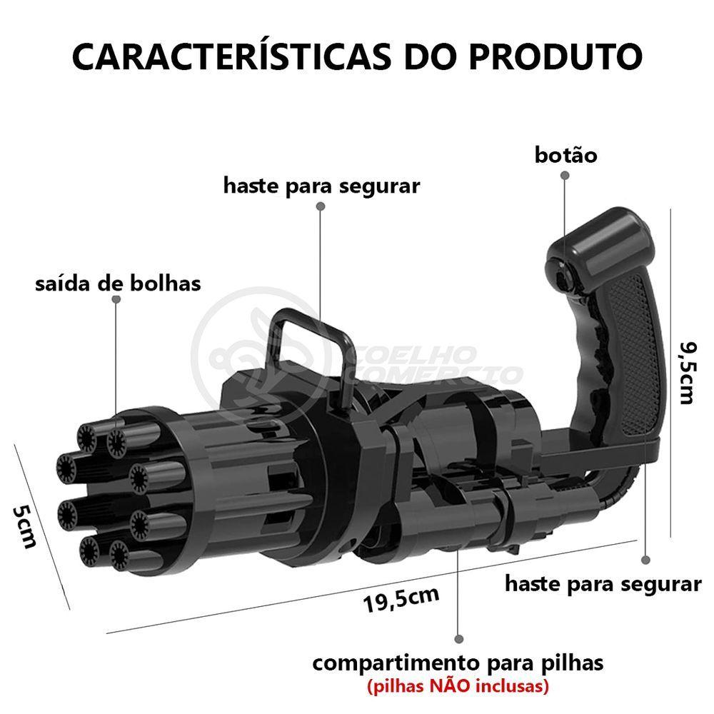 Máquina Elétrica Brinquedo Tiktok Lança Bolhas Sabão Mágica Criança ...