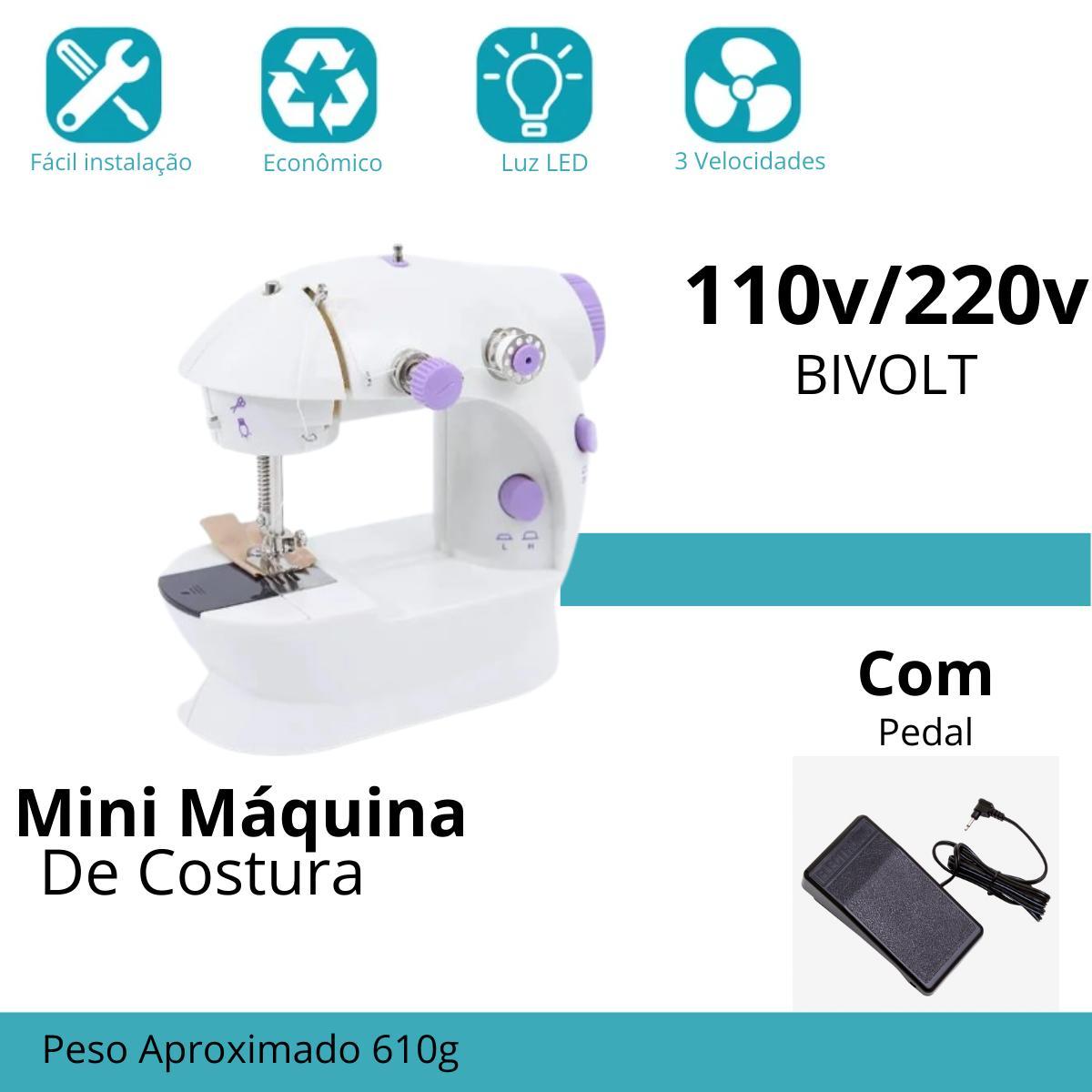 Máquina De Costura Reta Doméstica Bivolt Branca - Carrefour