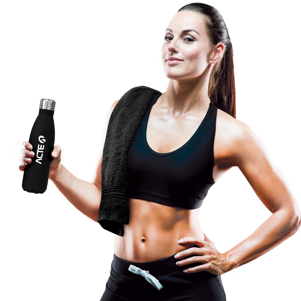 Garrafa Térmica 500ml PretoA Garrafa Térmica Acte é leve e prática ...