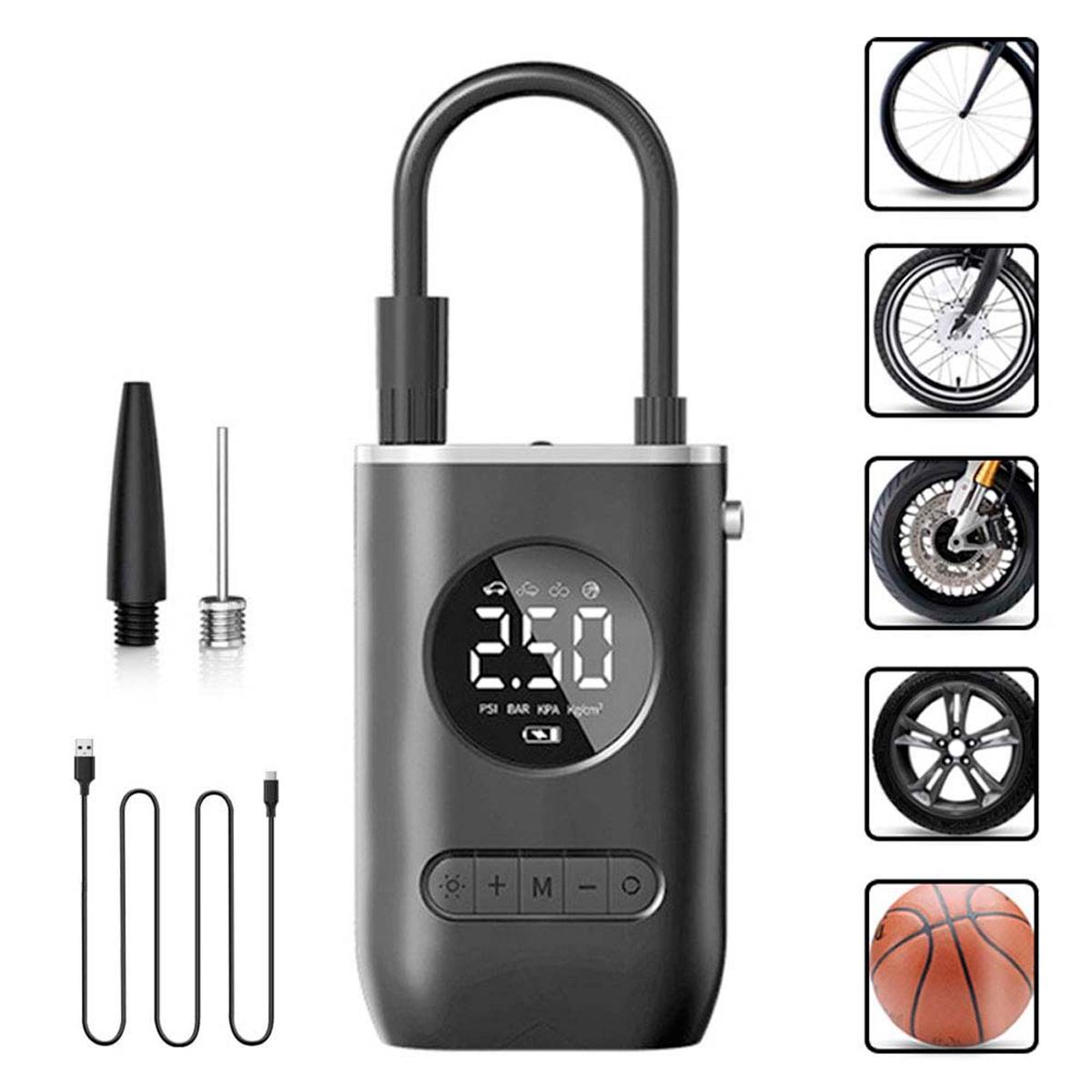 Calibrador De Pneus Digital Compressor Carro Moto Bike Mini - Carrefour