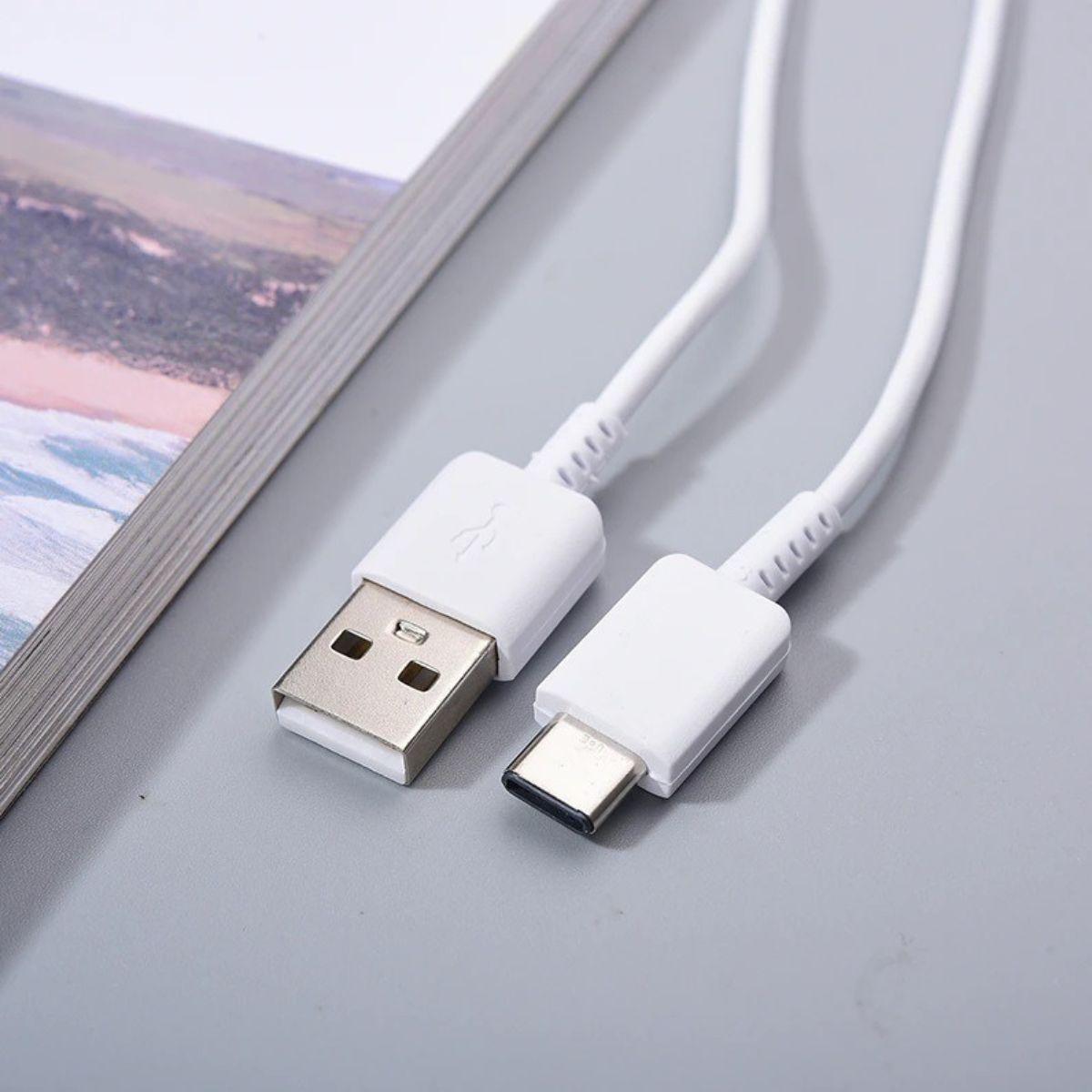 Cabo Usbc Turbo Rápido Branco Para Samsung M55 - Carrefour