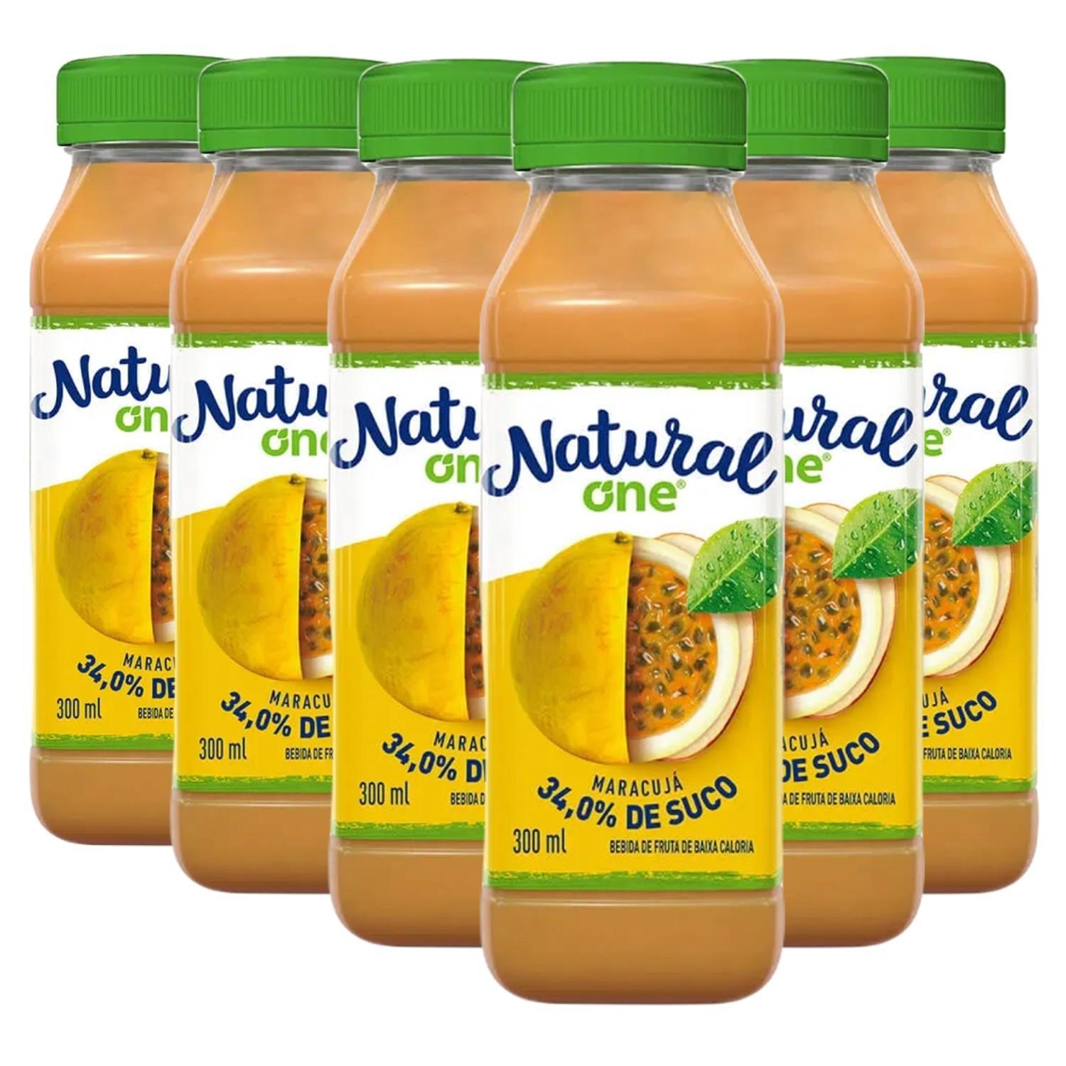 Kit Com 6un Suco De Maracujá Maçã Ambiente Natural One 300ml - Carrefour