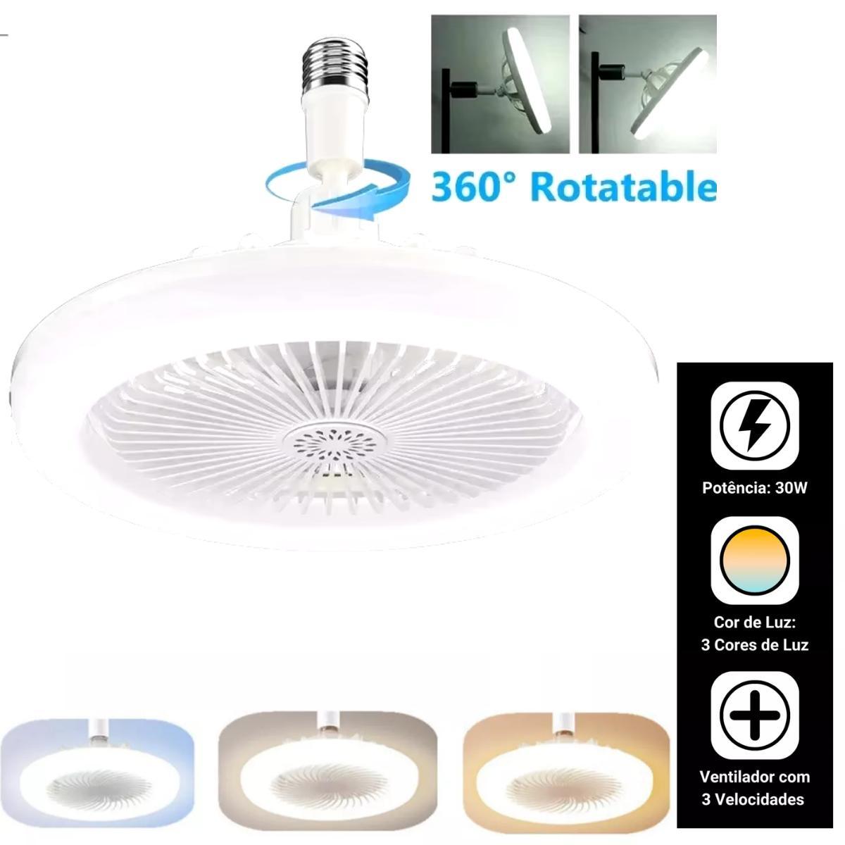 Ventilador De Teto Luminária Led Versátil - Carrefour