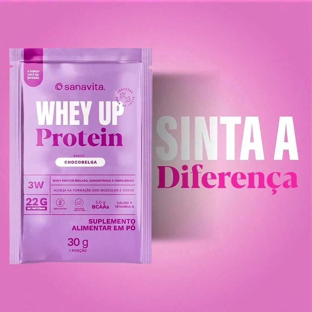 Whey Up 3w Chocobelga - 20 Saches De 30g - Sanavita - Carrefour