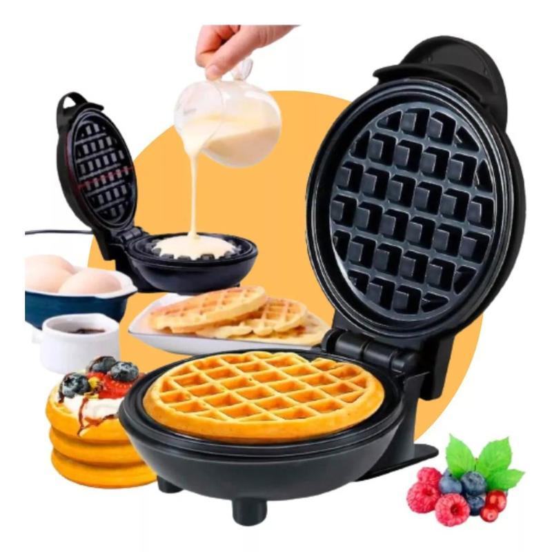 Mini Máquina Waffles Eletrônica Café Da Manhã, Waffle - Carrefour