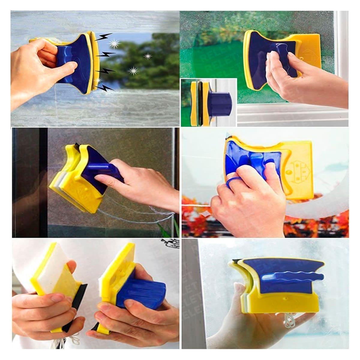 Limpador De Janelas E Vidros Magnético Com Super Imã Pronta - Carrefour