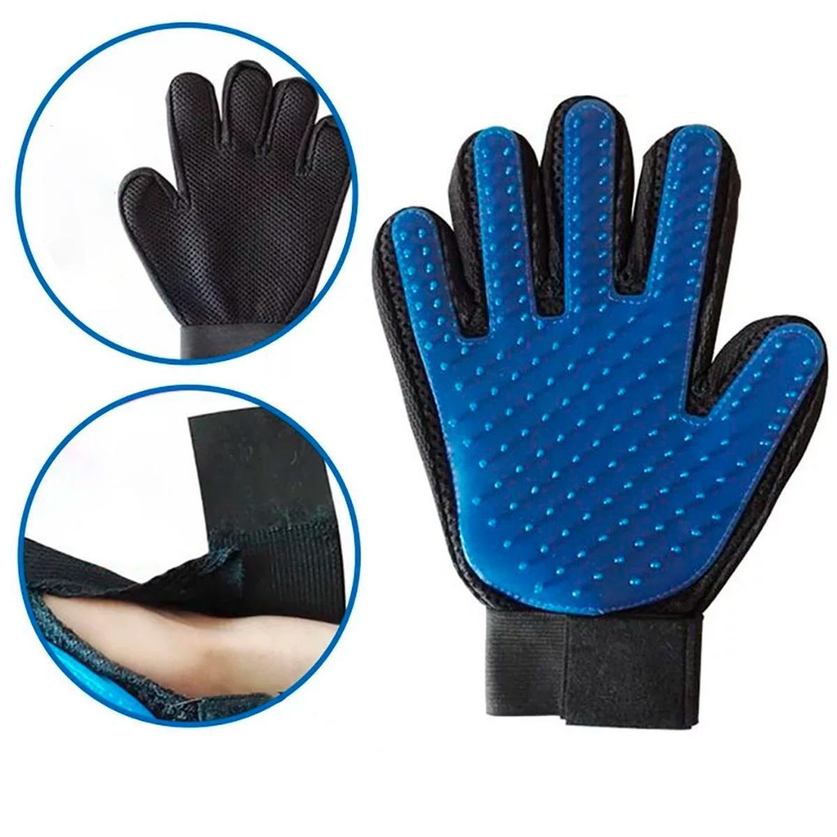 Luva Escova Nano Magnética Tira Pêlos Pets Cães E Gatos - Carrefour