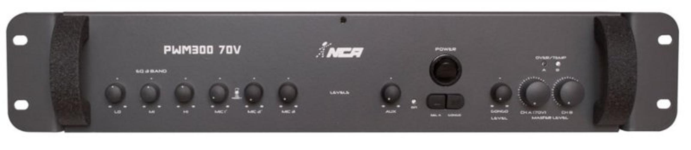 Amplificador Nca Pwm300 70v 600w Rms - Carrefour