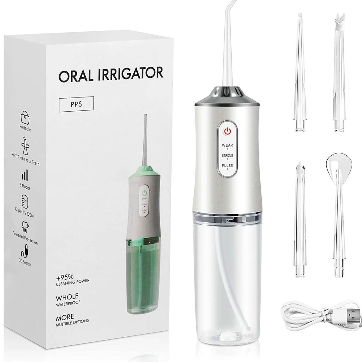 Aparelho Higiene Dental Bucal Jato Dágua Irrigador Portátil - Carrefour