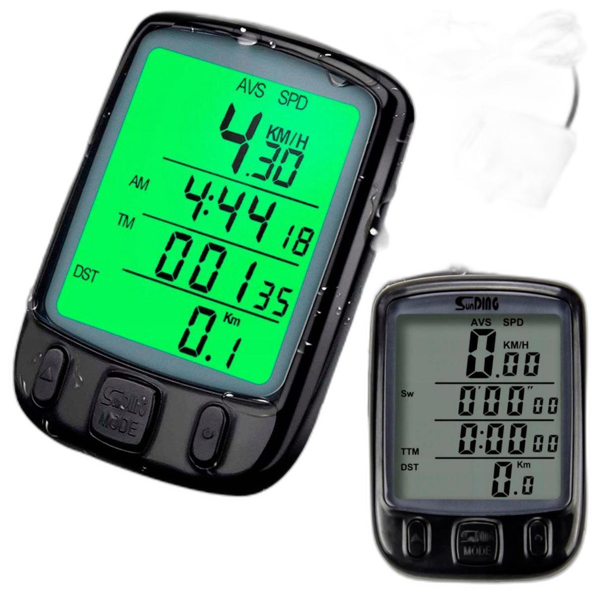 Velocímetro De Bike À Prova D'água Com Luz De Fundo Led - Carrefour