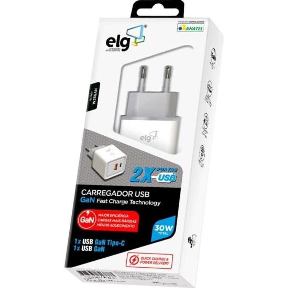 Carregador 2 Usb 3a + 1 Pd W35gan Elg - Carrefour