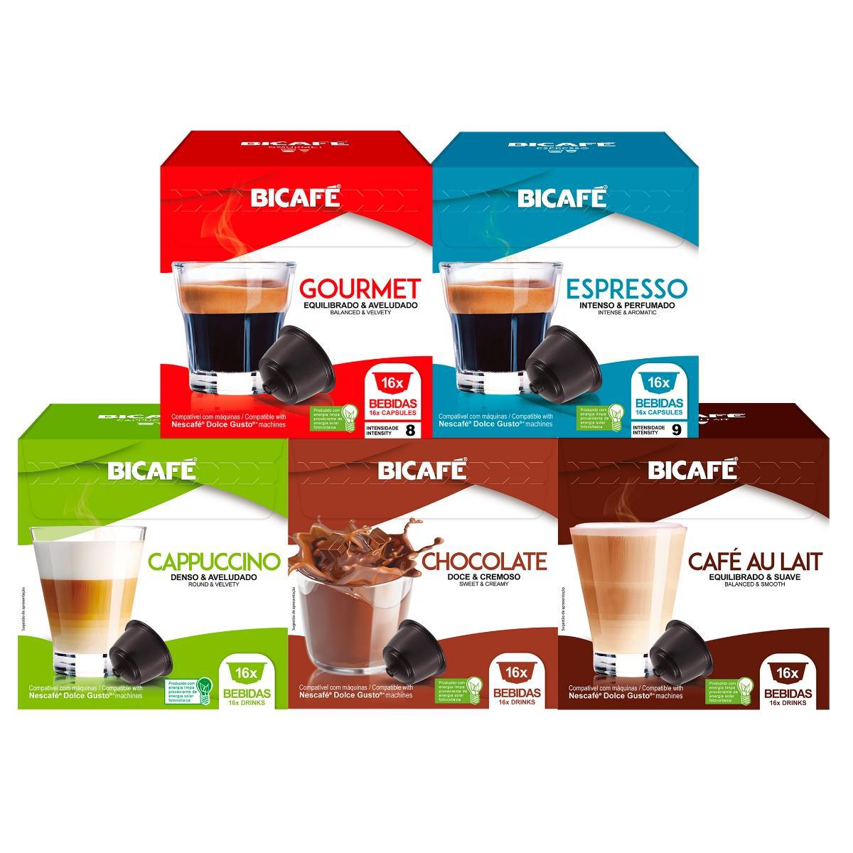 Kit 80 Cápsulas Compatíveis Dolce Gusto Café E Bebida Bicafé - Carrefour