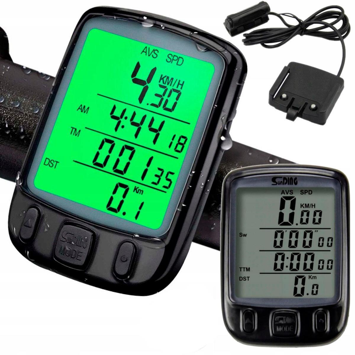 Velocimetro Bike Ciclocomputador Led Noturno Varias Funções - Carrefour