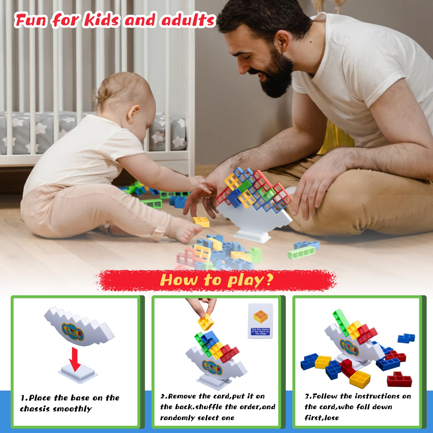 Jogo Stack Attack Tetra Tower Zzcjay Tetra Tower Game (32 Unidades) - Carrefour