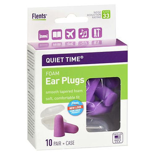 Tampões De Ouvido De Espuma Flents Quiet Time 10 Cada Da Flents (pacote ...
