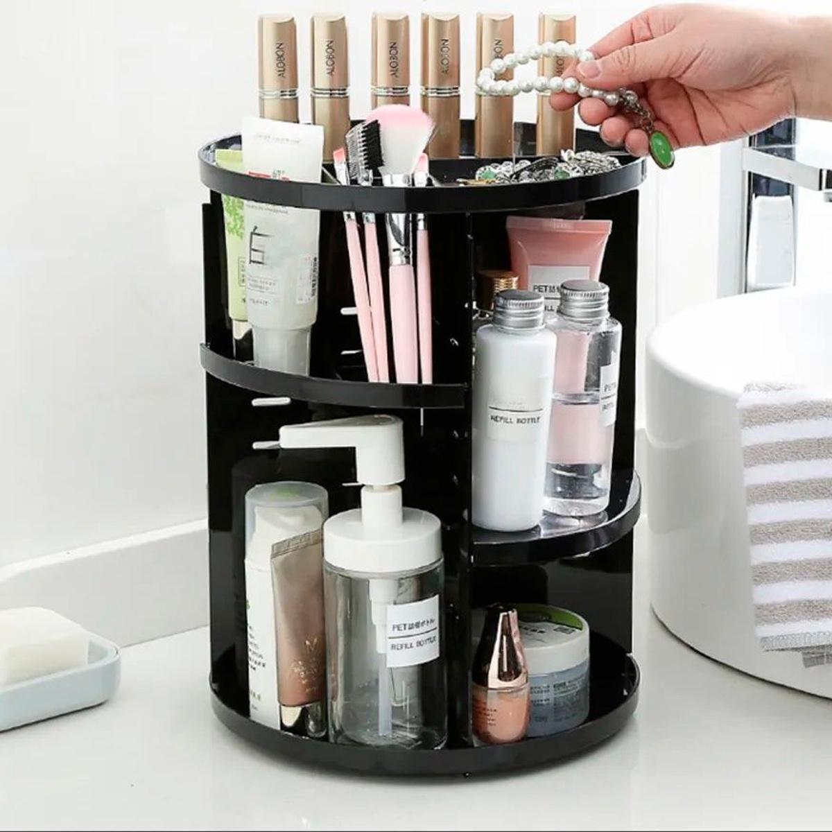 Suporte Giratório 360 Para Maquiagem Perfeito Bases E Batons - Carrefour