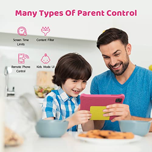 Cheerjoy Kids Tablet 7 Polegadas, Android 12 Tablet Para Crianças, 32g ...