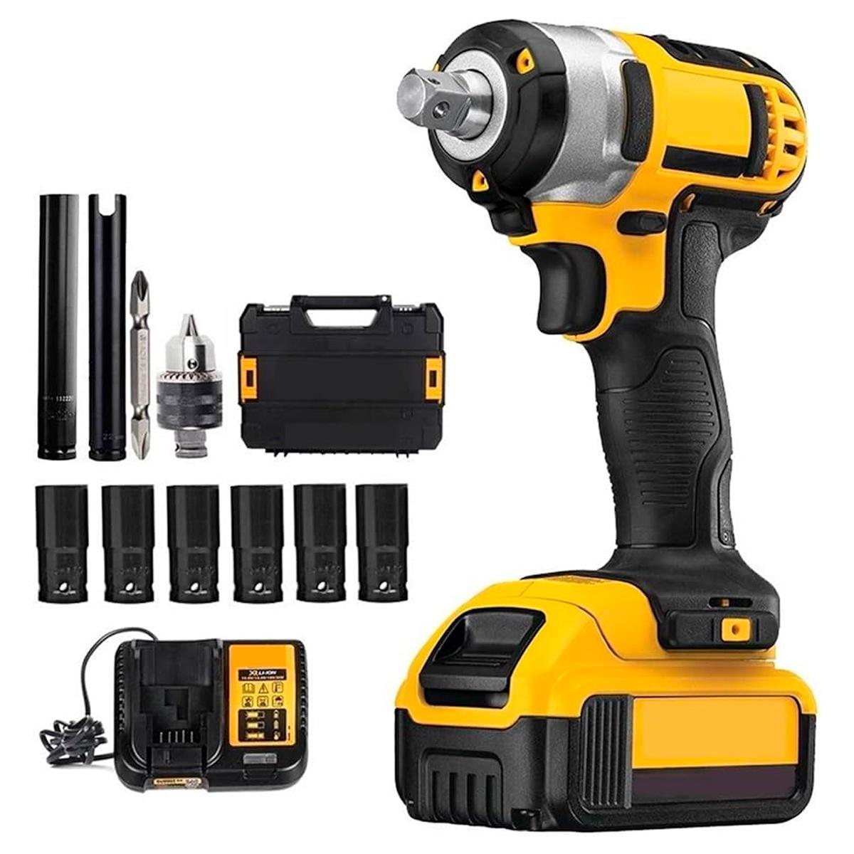 Chave Impacto E Furadeira Portátil Profissional Recarregável - Carrefour