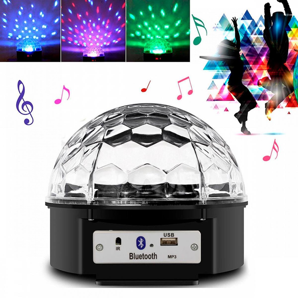 Globo De Espelho Balada Festa Led Rotativo Bluetooth - Carrefour